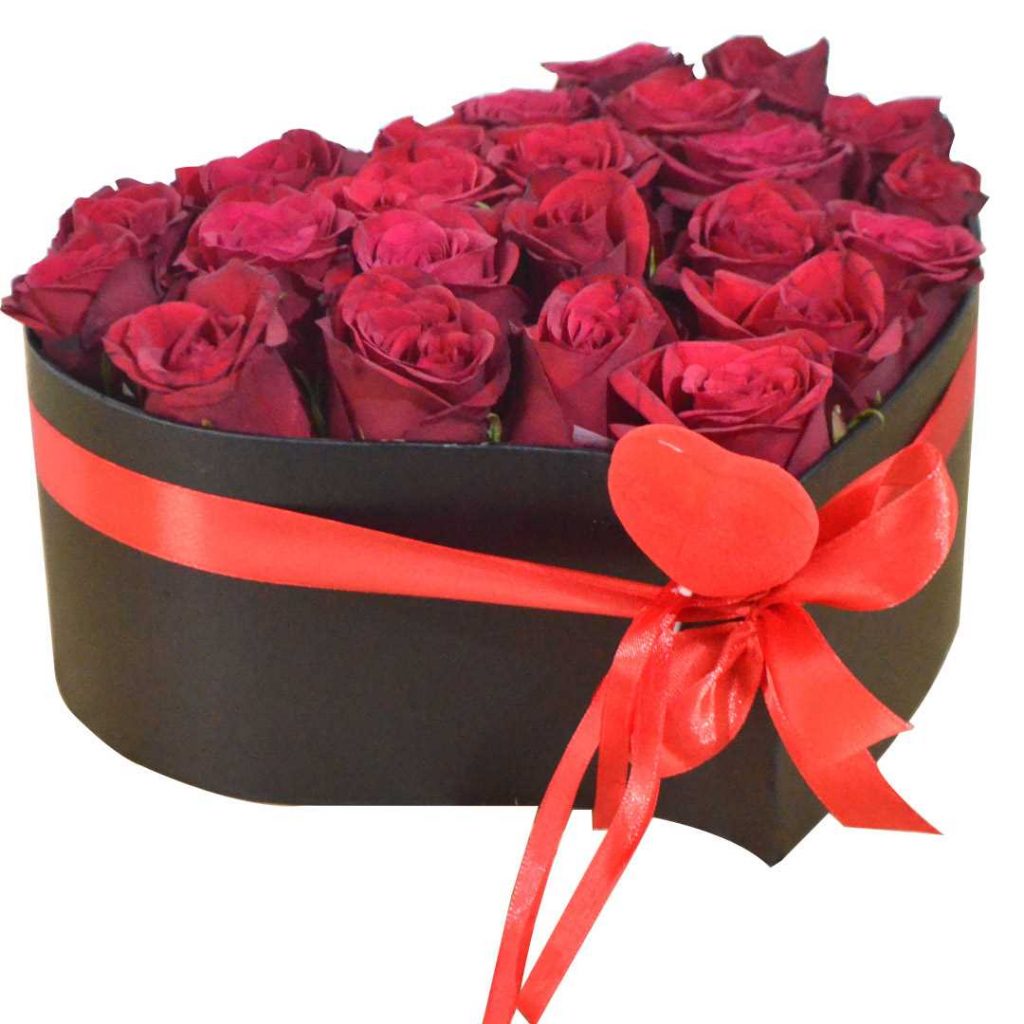Heart Shaped Flower Box - Fleurs de la Sagesse